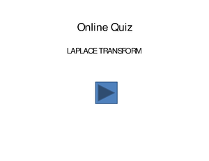 Chap 3 Laplace Transform 3 - Laplace Transforms of Special Functions-Unit Step Function y t 02 ...