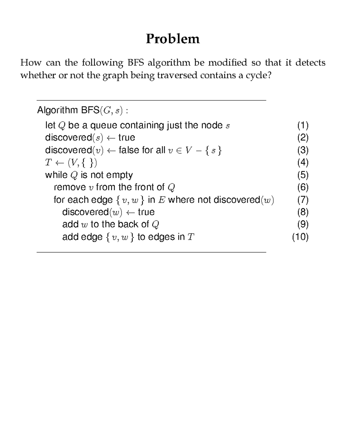 Graph Traversal and Topological Sorting - Question sheet - How can the ...