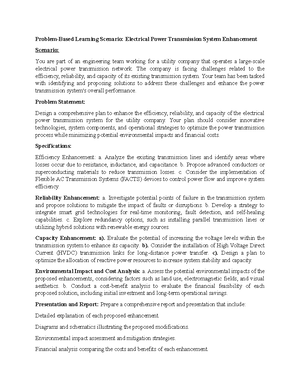 Power system analysis - Electrical power transmission - Studocu