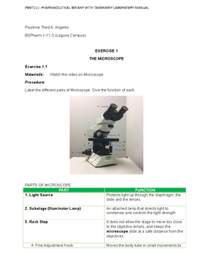 Botany lab1 - identification of plants - LAB 1 - PLANT IDENTIFICATION ...