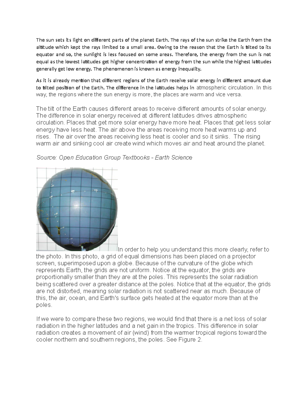 Atmosphere - The sun sets its light on different parts of the planet ...