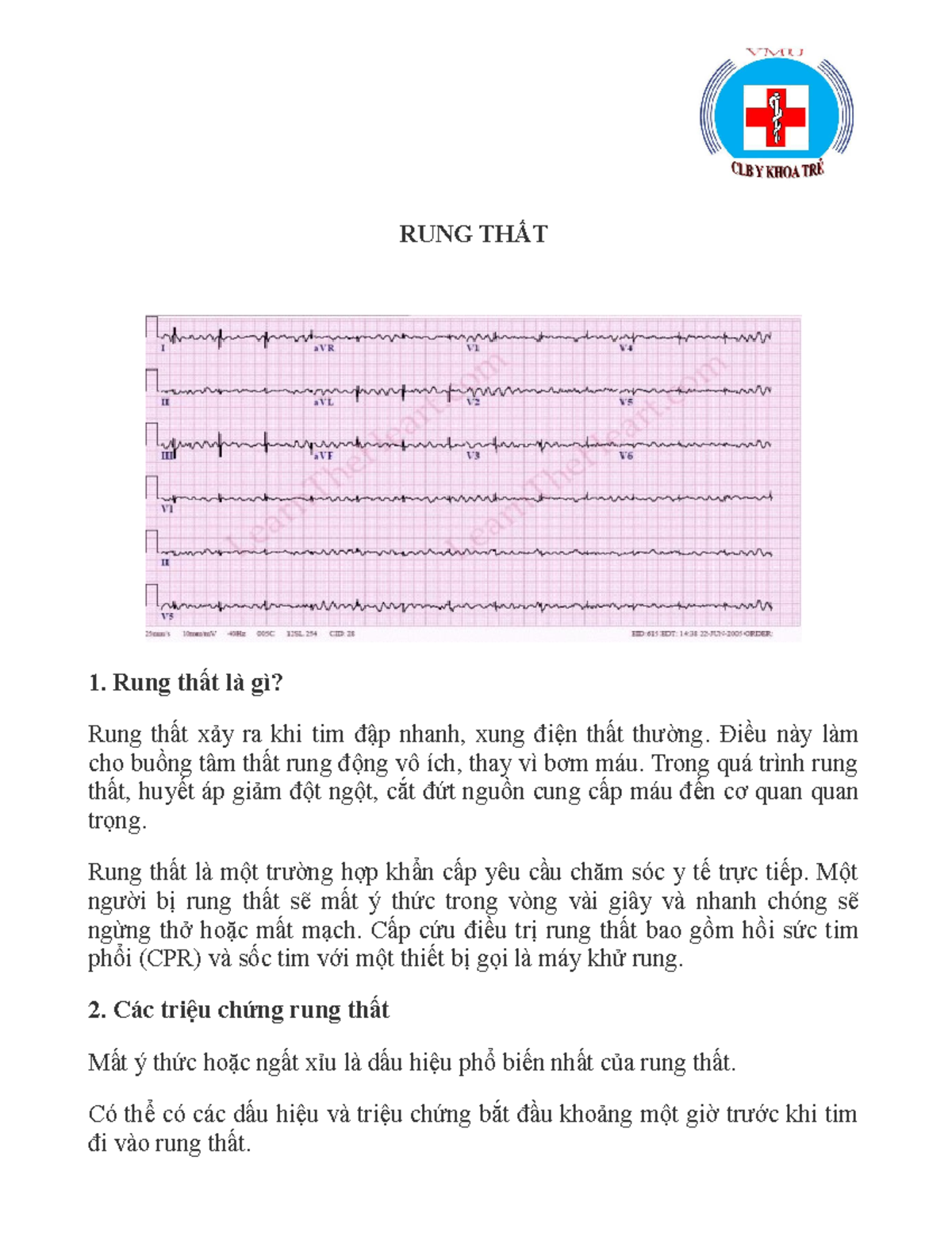 Rung thất - Đây là kinh nghiệm – không phải bài học trong sách vở ...