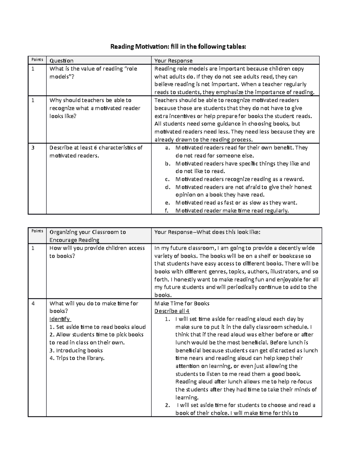 Textbook Reading Motivation Worksheet - Courtney Lewis - Reading ...