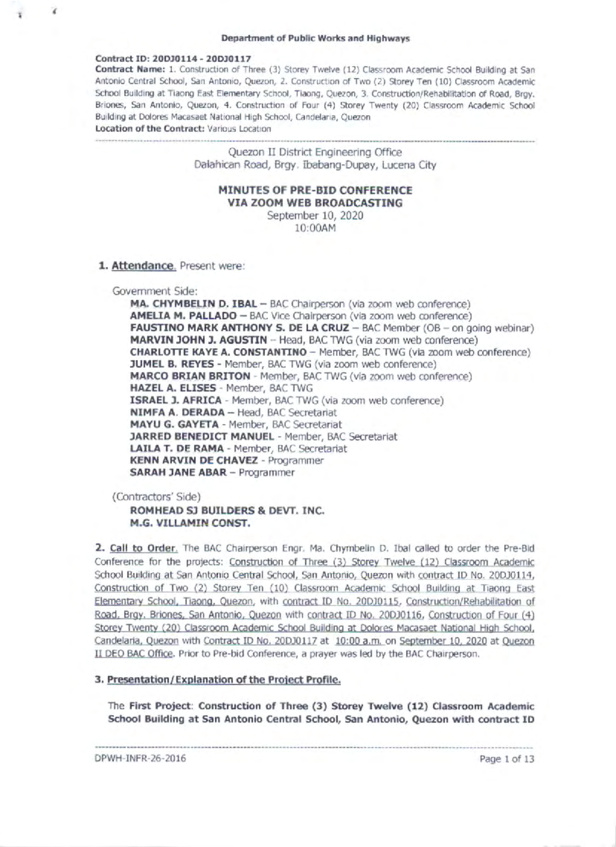 Prebid 20dj0114-20dj0117 - Bachelor of science civil engineering - Studocu