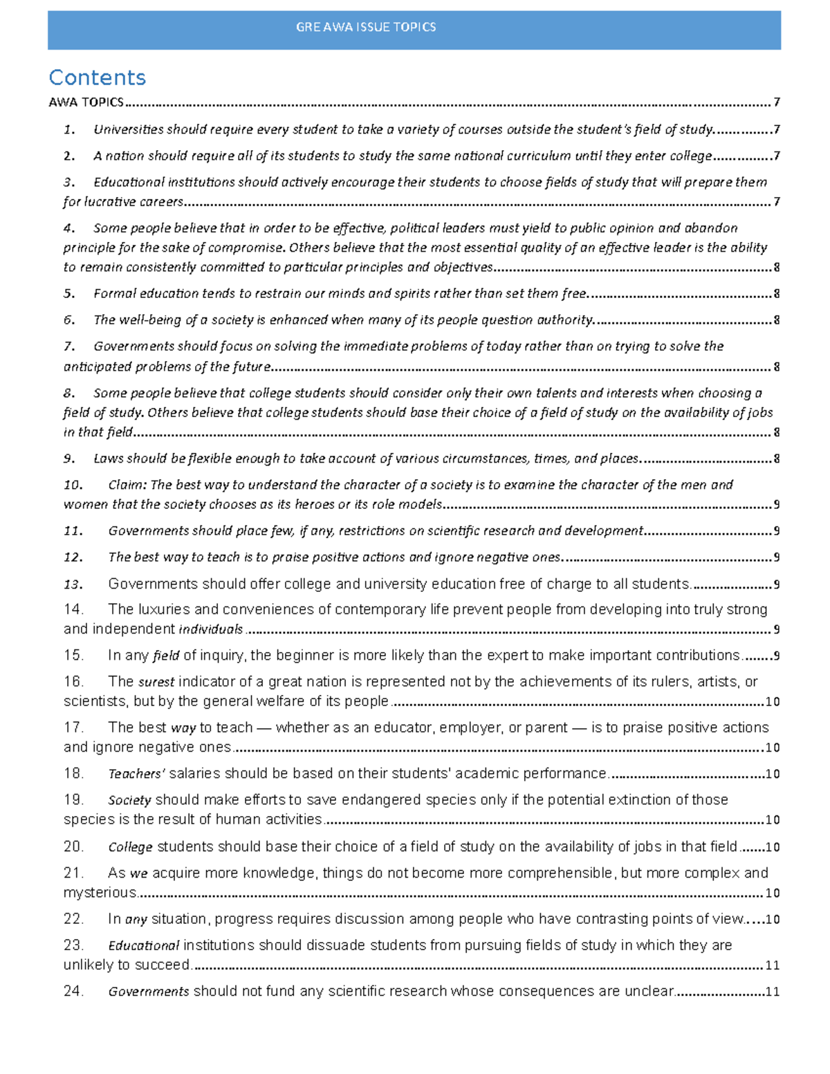 GRE AWA Issue Topics - Useful to get into harvard computer science ...