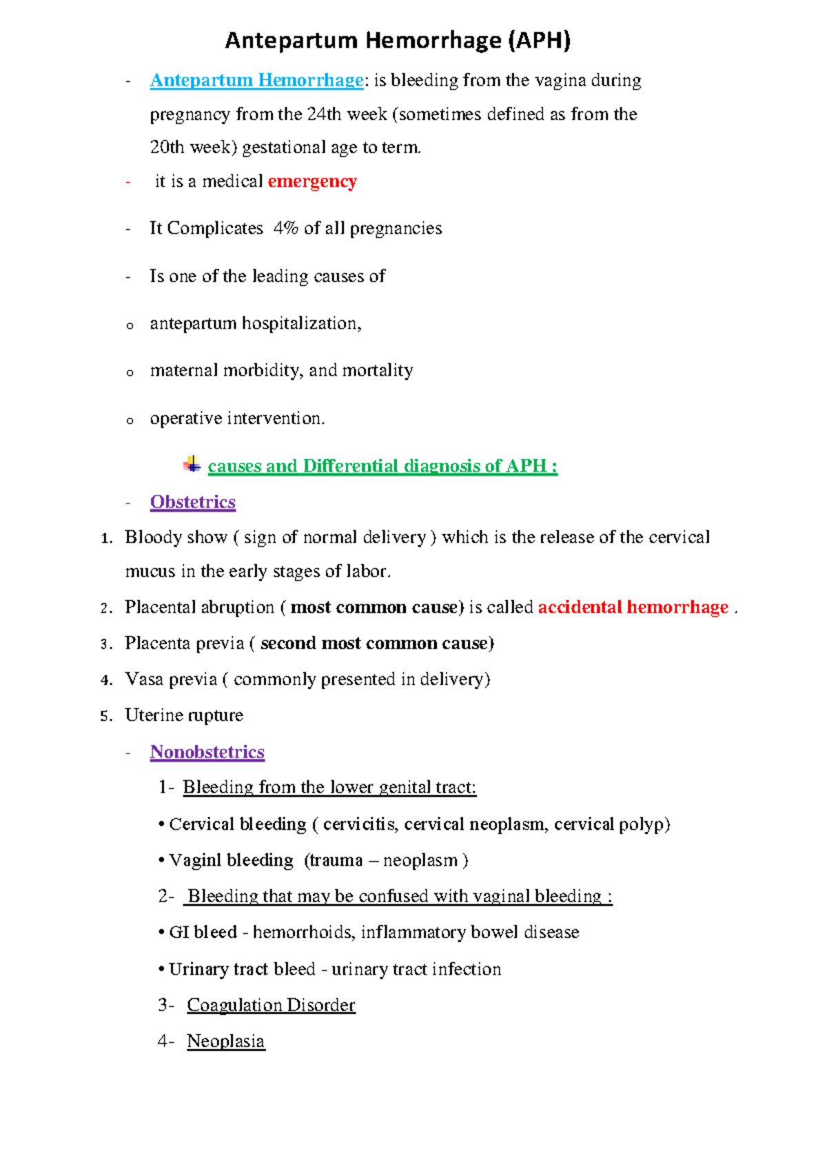 465601660-antepartum-hemorrhage - Antepartum Hemorrhage (APH ...