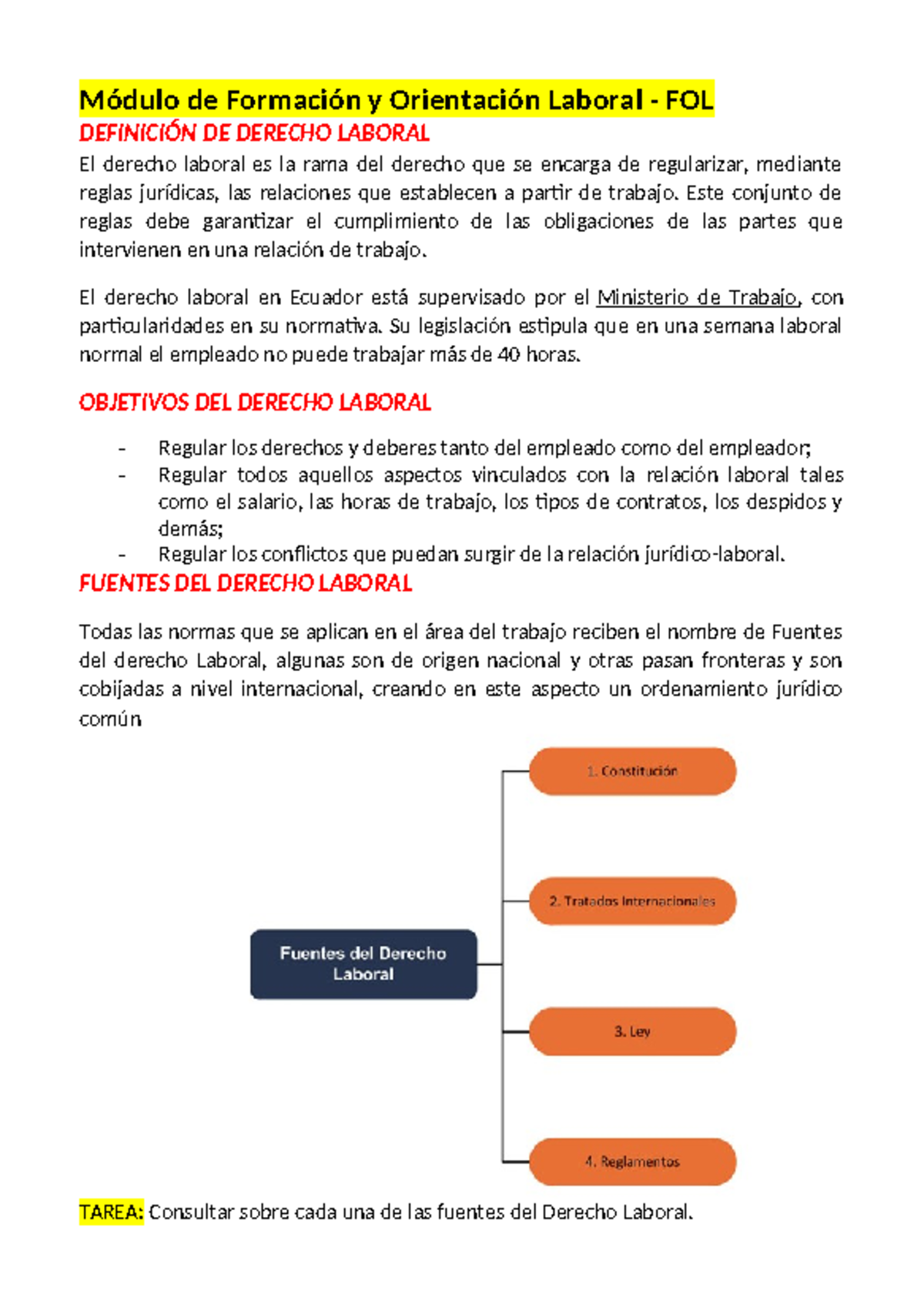 Clase FOL 1 - actividades de FOL - Módulo de Formación y Orientación ...