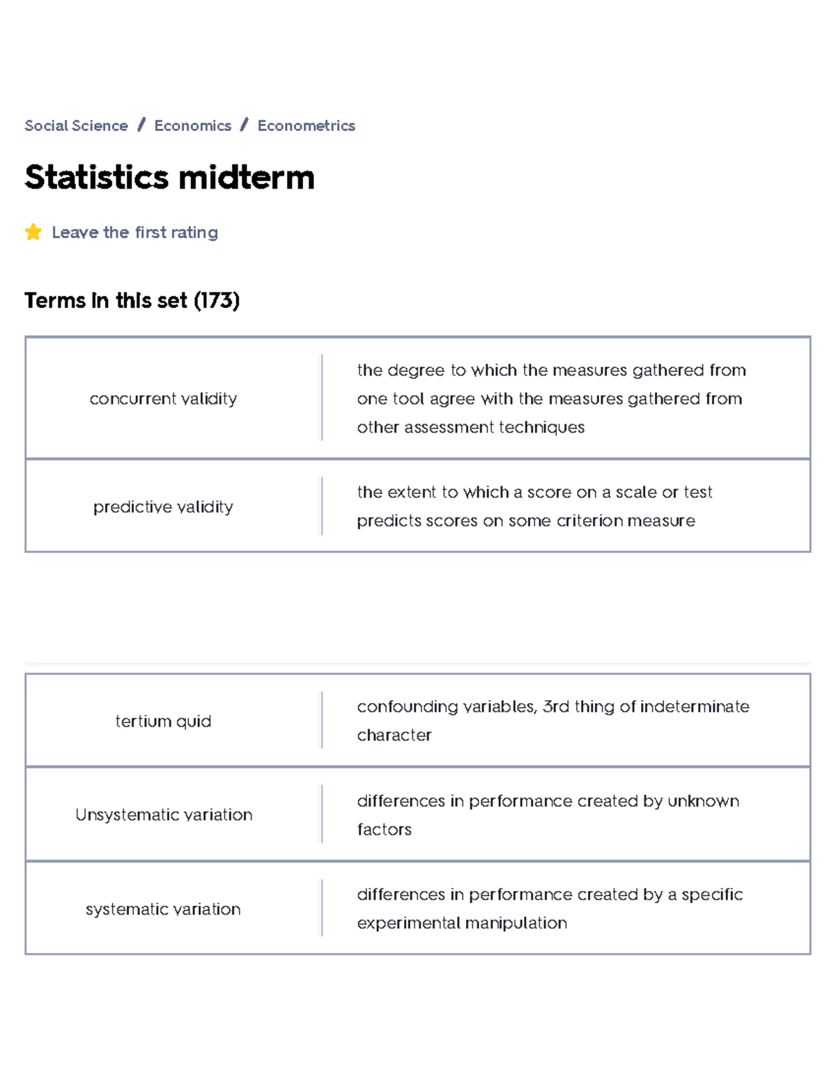 Statistics Midterm Flashcards Quizlet Deprecated Api Usage The Svg Back End Is No Longer