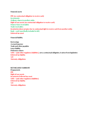 IAS 12 Class Notes and class examples - FINANCIAL ACCOUNTING 300 IAS 12 ...