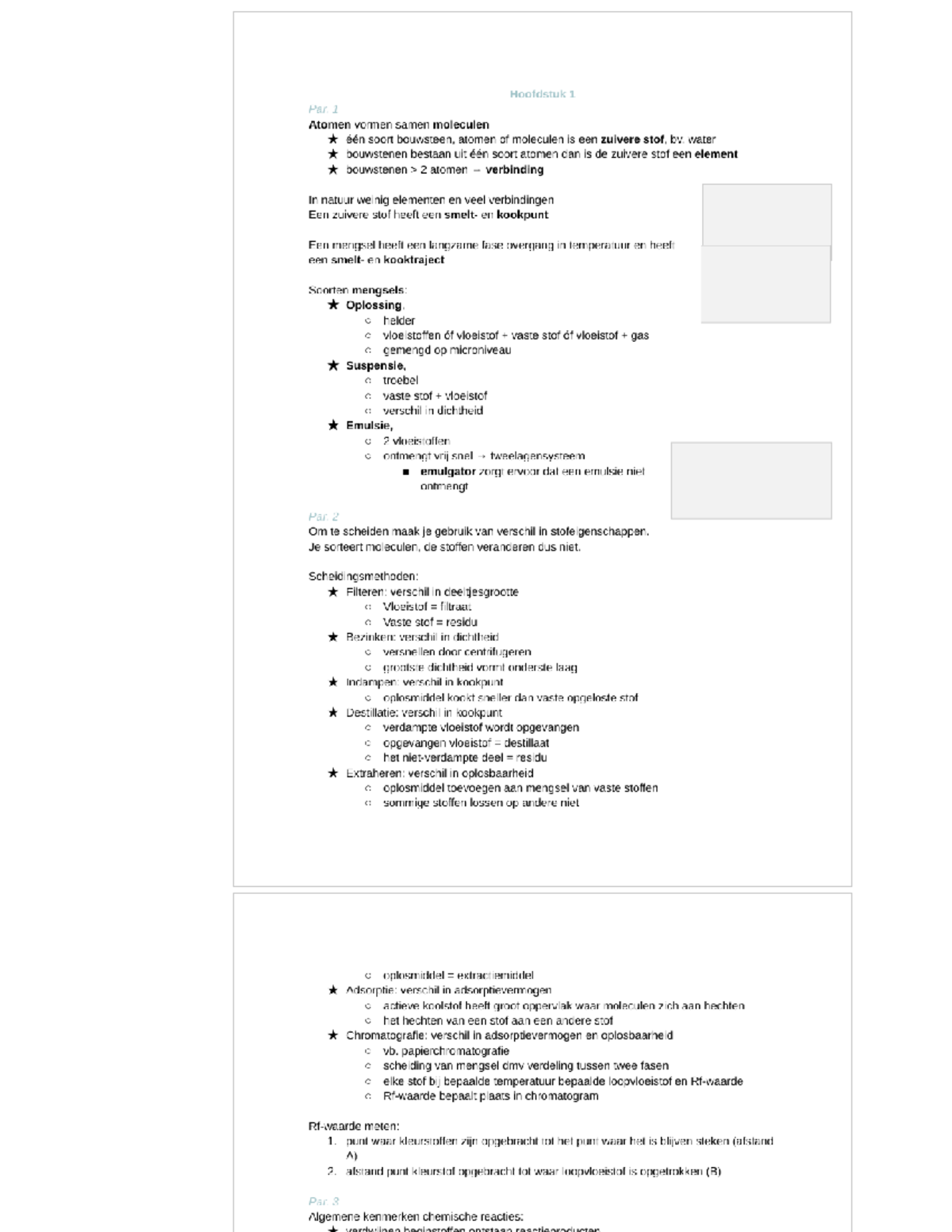 Sheikunde samenvatting 4v - Studeersnel