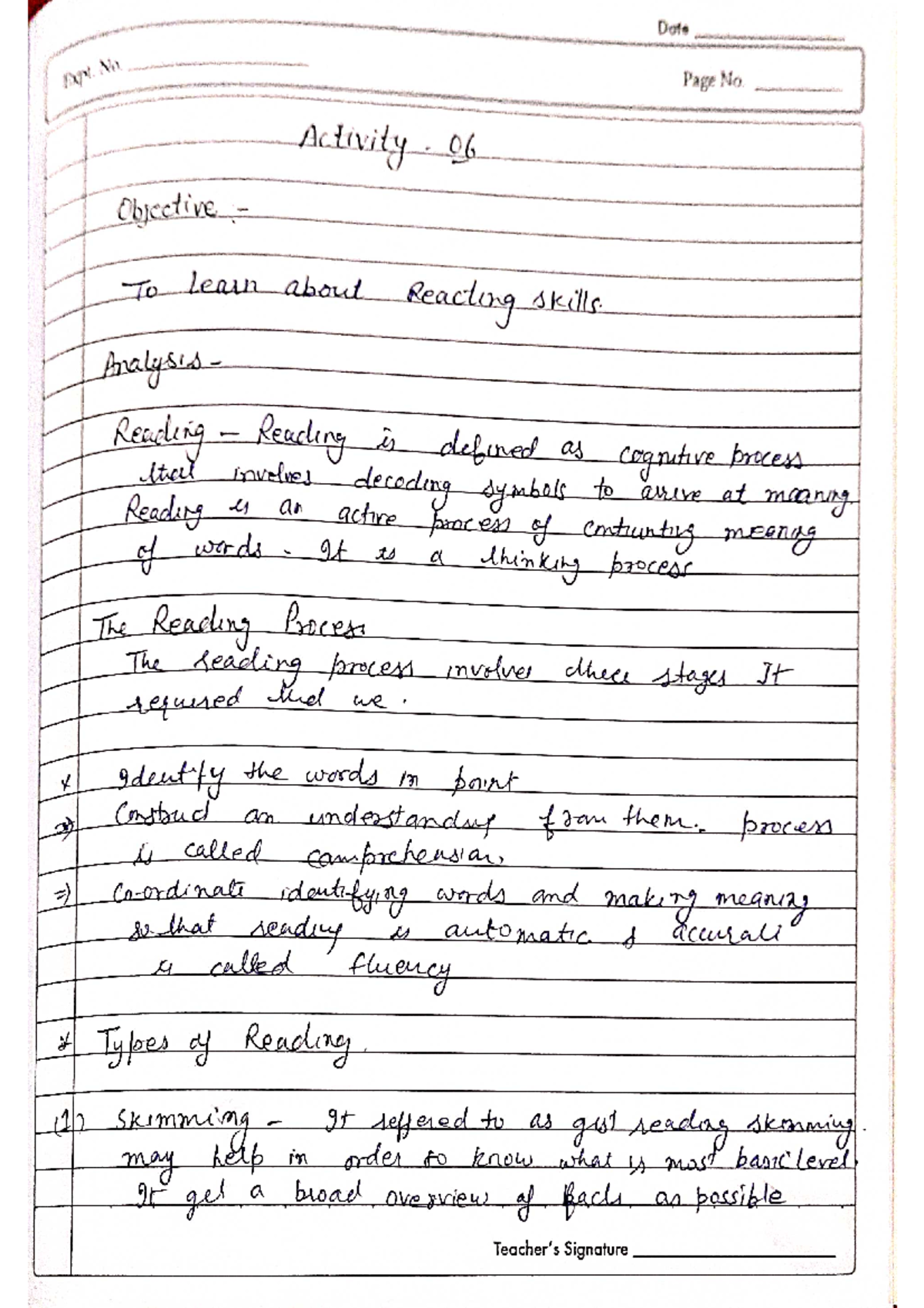 Reading Skill - Abc - Communication Skills for Professionals - Studocu