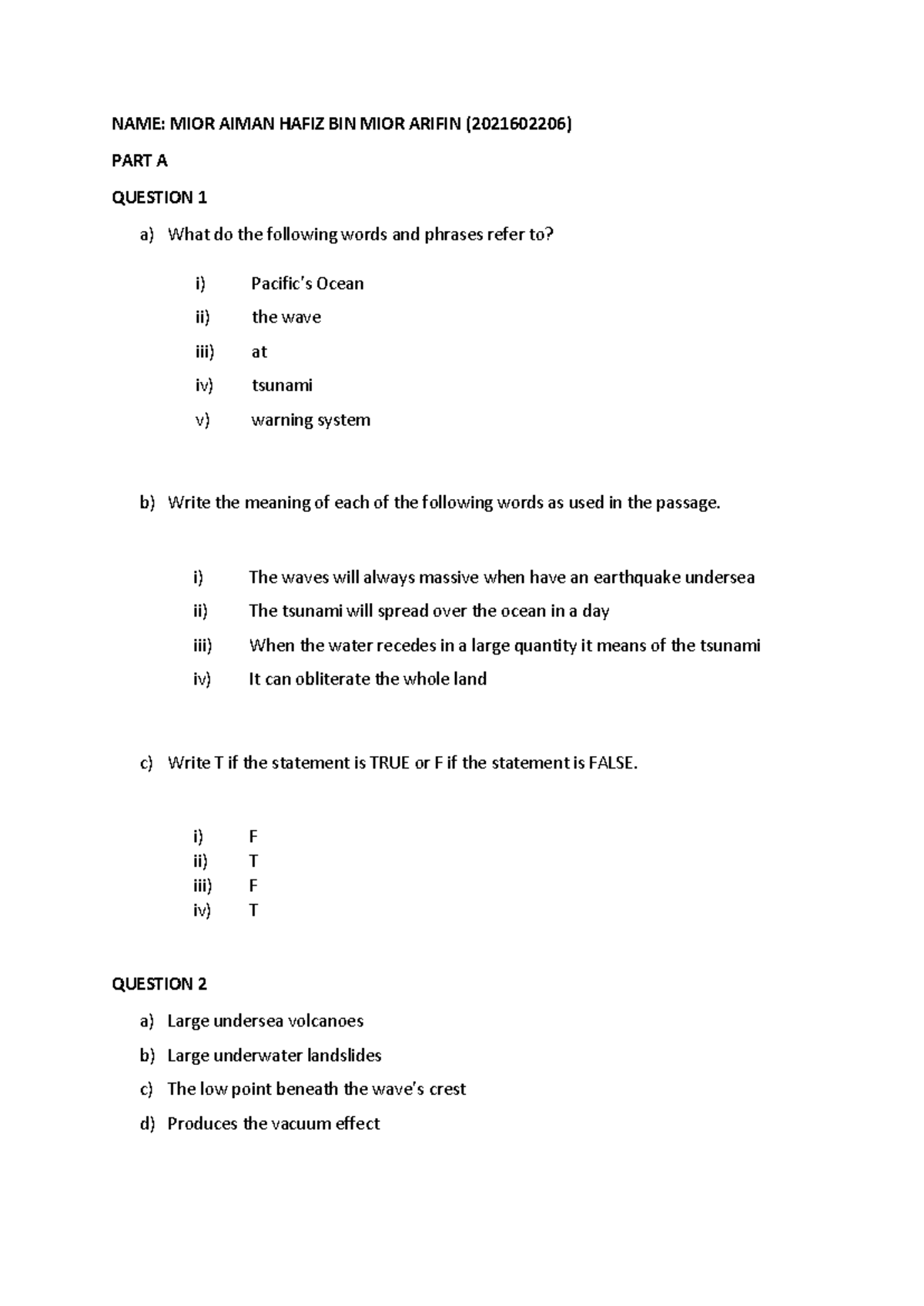 Reading TASK ELC - NAME: MIOR AIMAN HAFIZ BIN MIOR ARIFIN (2021602206 ...