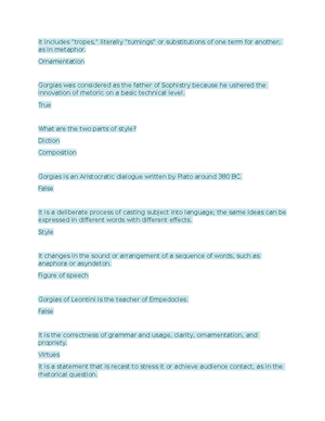 Prelim exam modern - to help students to pass the exam - A lot of ...