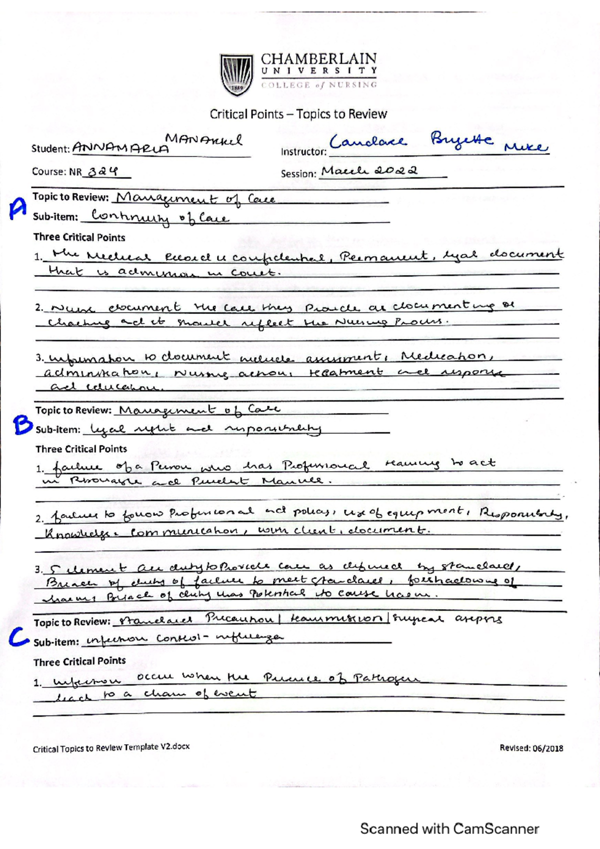 Alt critical point - notes - 101 - Studocu