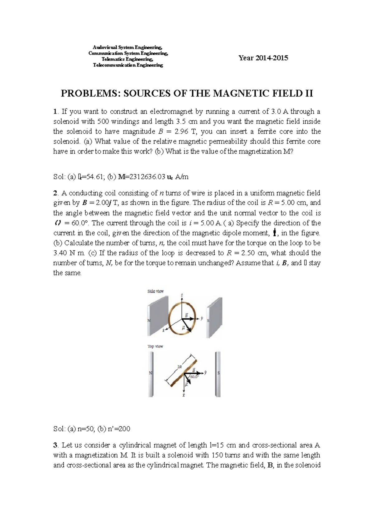 Lesson 11 - Magnetic Field II - Audovisual System Engineering ...