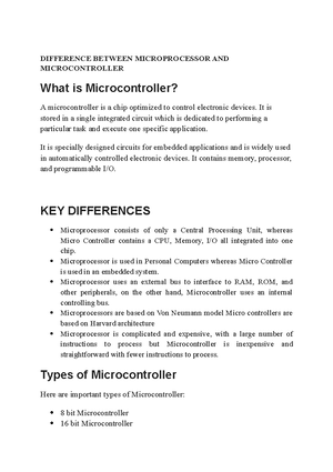 Microprocessor - microcontroller - AVR Microcontrollers & Assembly ...