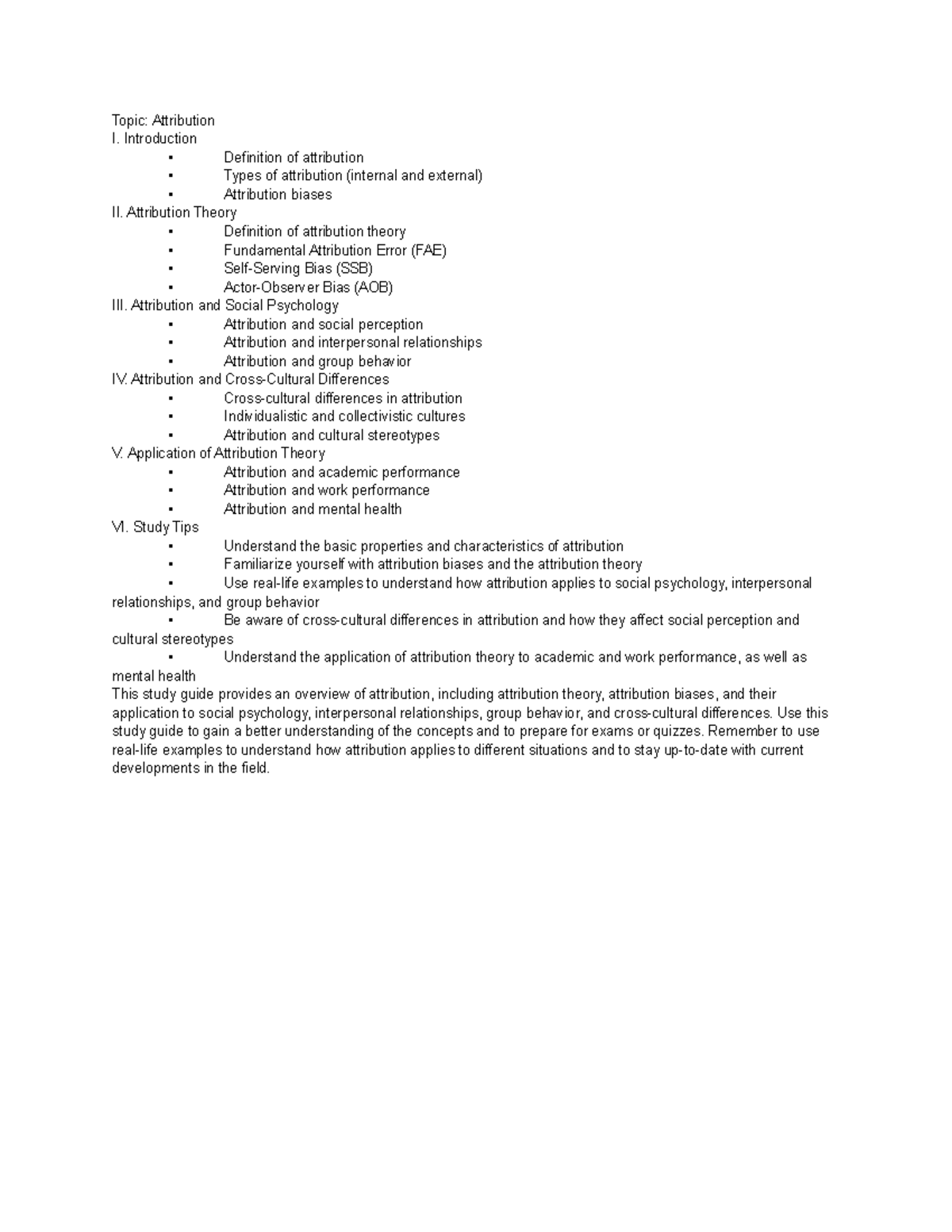 Attribution - Introduction - Definition of attribution - Types of ...