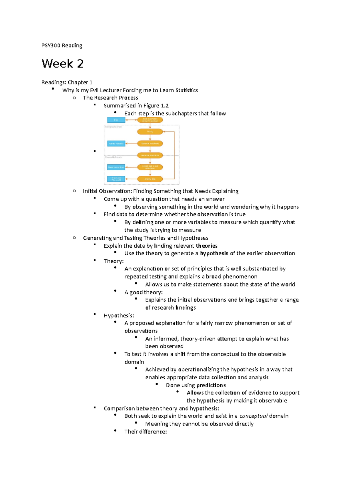 PSY300 Reading - Every required chapter in note form - PSY300 Reading ...