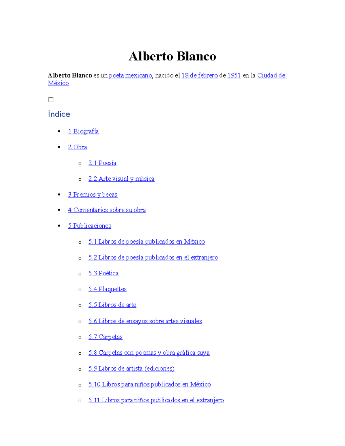 Alberto Blanco - escritores - Alberto Blanco Alberto Blanco es un poeta ...