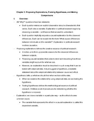 Chapter 5 Making Controlled Comparisons - I. Cross-Tabulation Analysis: Zero-order relationship ...