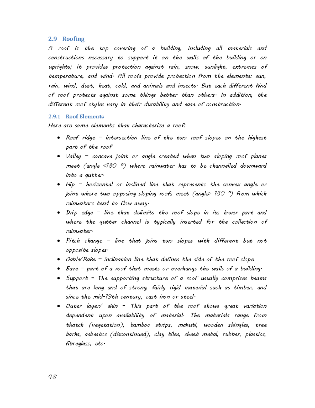 L 3 Civil Engineering Drawing III Lecture 3 5 - 2 Roofing A roof is the ...