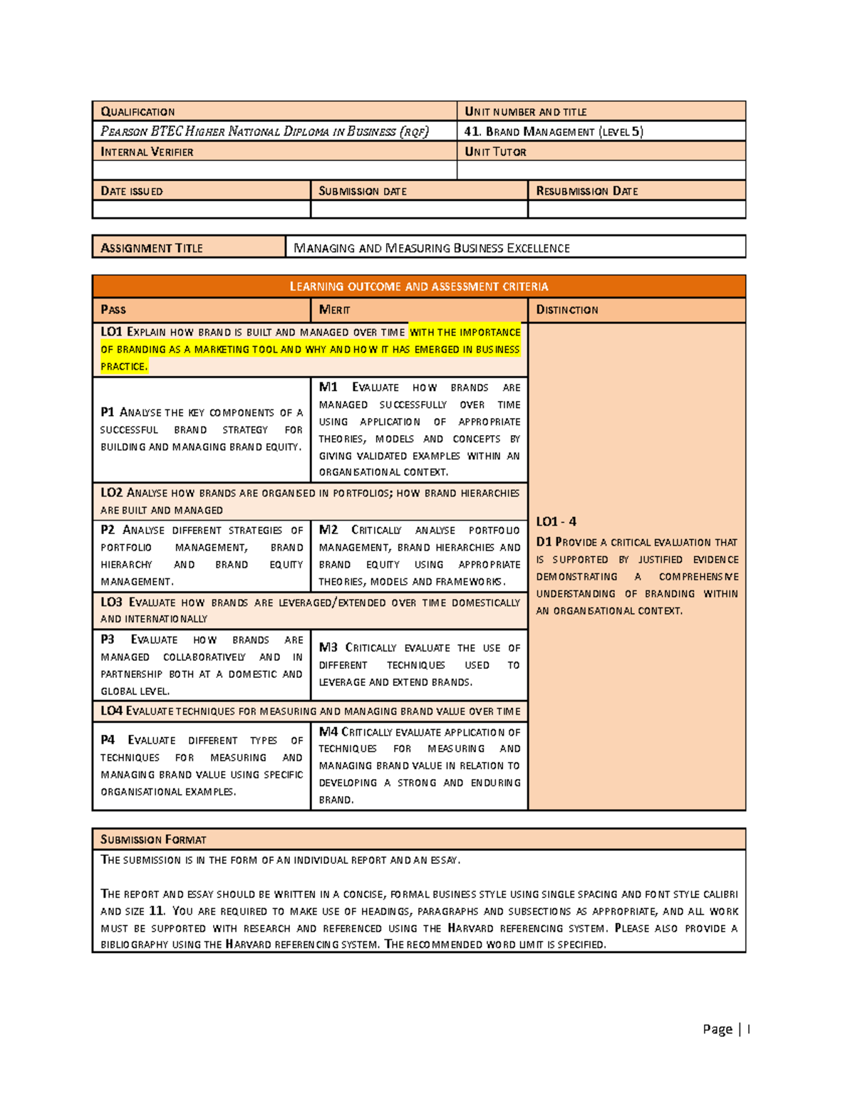 41-apple - asfsaf - QUALIFICATION UNIT NUMBER AND TITLE PEARSON BTEC ...