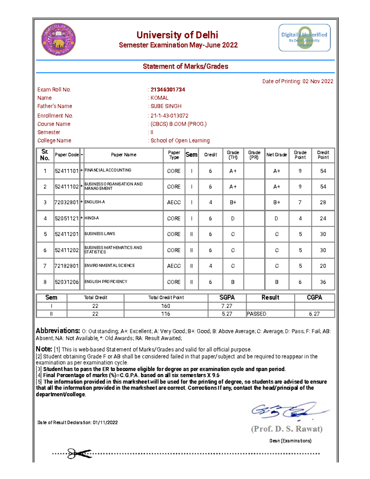 Untitled Page - For study - University of Delhi Semester Examination ...