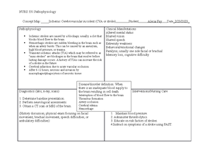 Concept map inflammation - NURS 331 Pathophysiology Concept Map ...