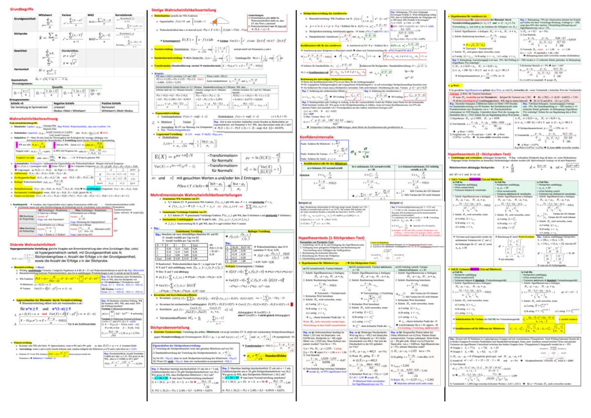 Formelblatt FoMe - Grundbegriffe Mmlwen arunmumhen ix 511111111111 ...