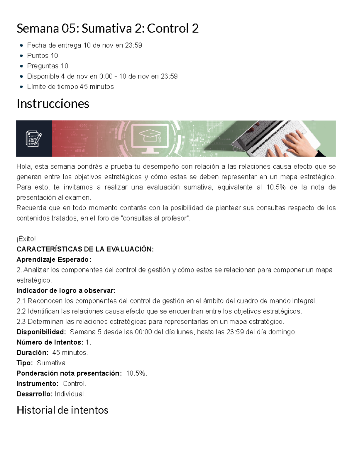Semana 05 Sumativa 2 Control 2 202425.2449 Control DE Gestión - Semana 05: Sumativa 2: Control 2 ...