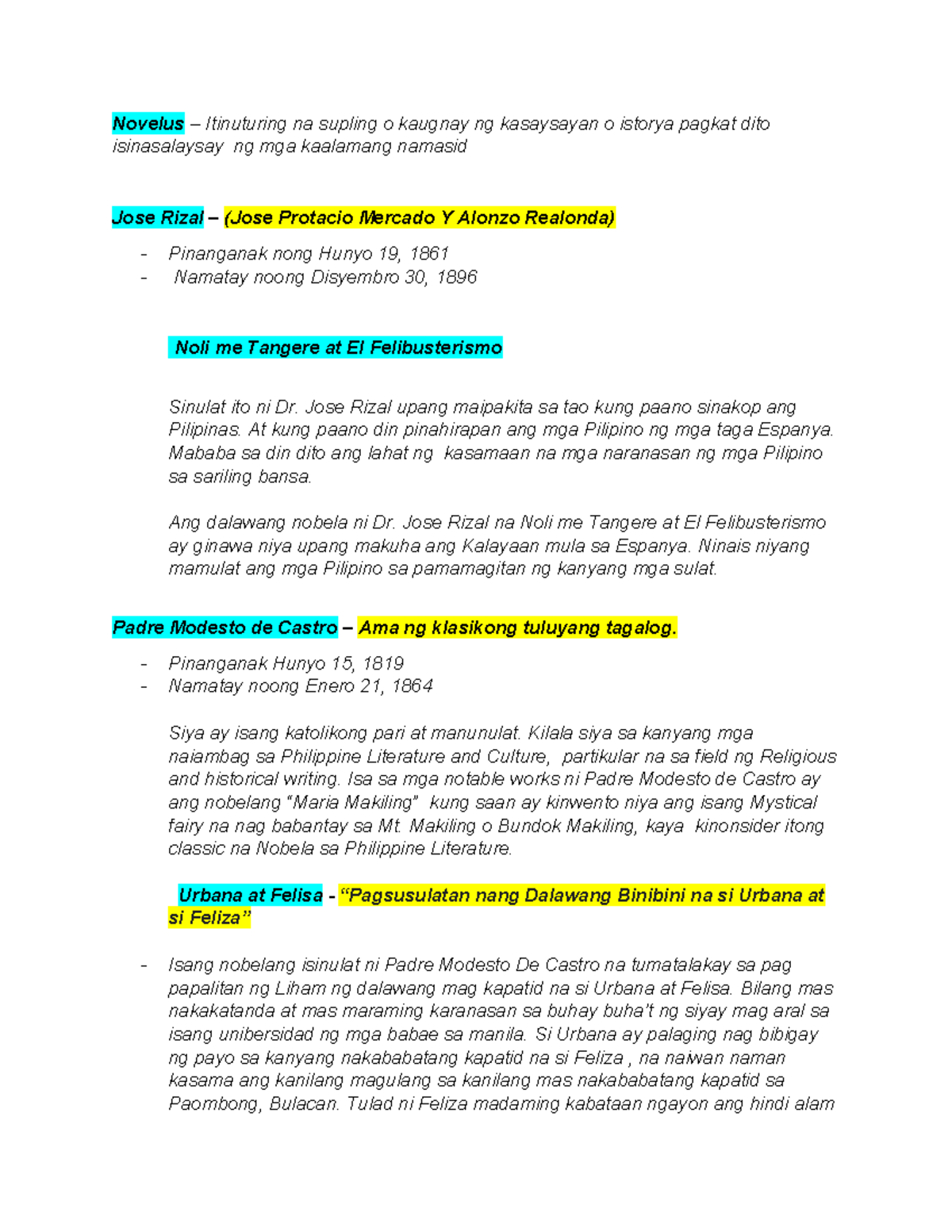 Panahon ng Kastila at Amerikano (Explanation) - Novelus – Itinuturing ...