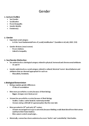 Introduction to Gender Development - Gender Development Theories of ...