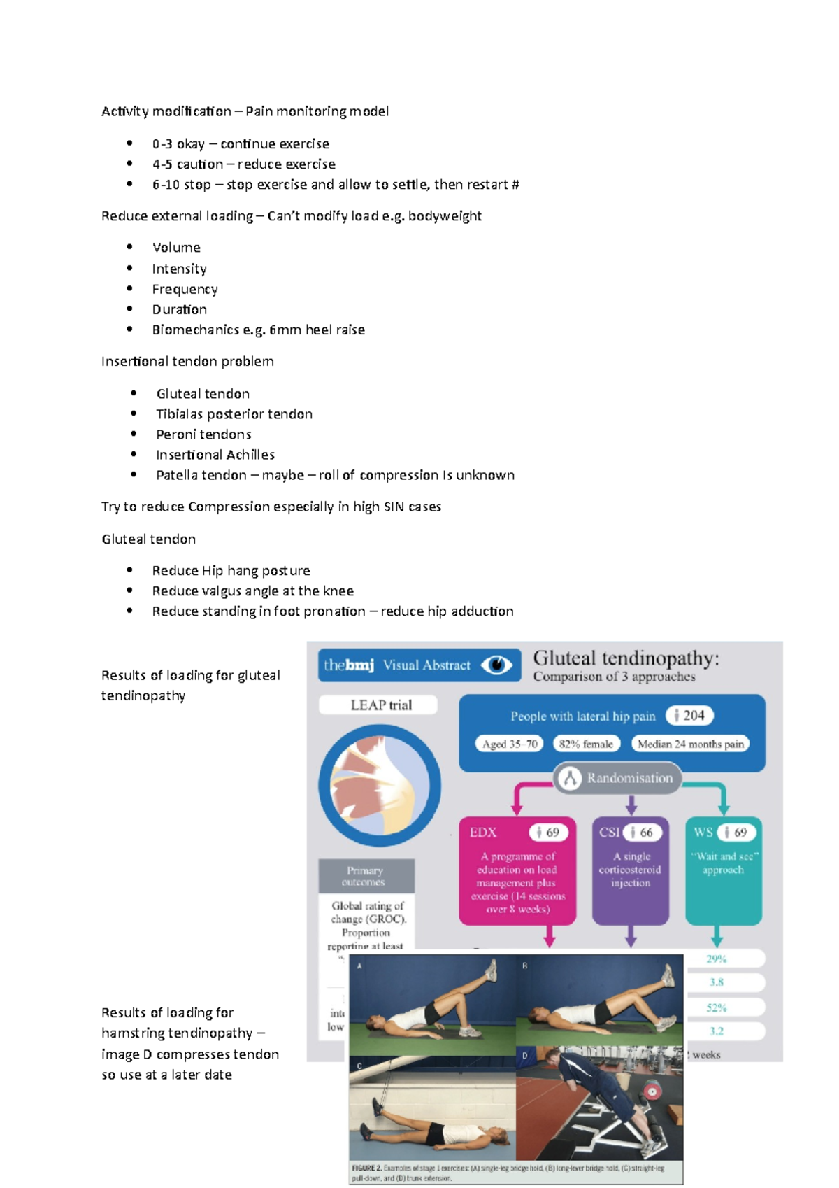 Part 3 - Which therapeutic exercises work for tendinopathy - Activity ...