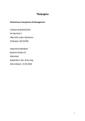 2021-2022 Beoordelingsformulier assessment periode 3 PCM jaar 1 ...