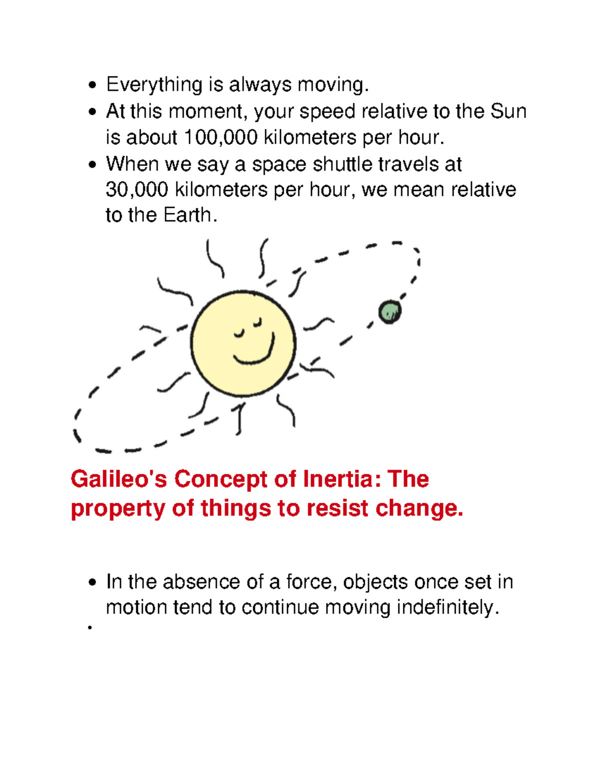 Motion and Energy - Physics - Everything is always moving. At this ...