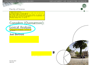 Chapter 1 - Compiler Construction c - Deterministic Finite Automaton ...
