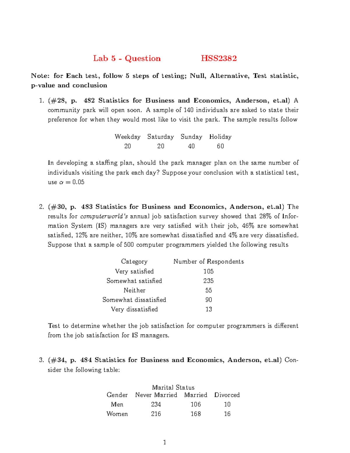 Practice-2-HSS2382 - Lab 5 - Question HSS Note: for Each test, follow 5 ...