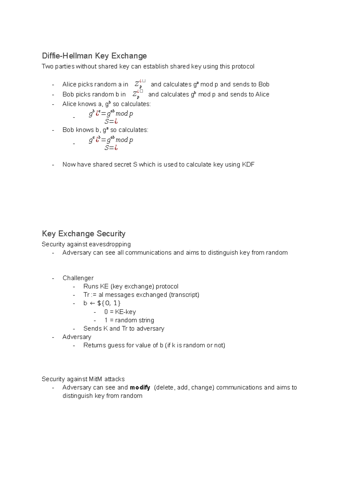 211026 - Lecture 15 - Pt 2 - Diffie-Hellman Key Exchange - Diffie ...