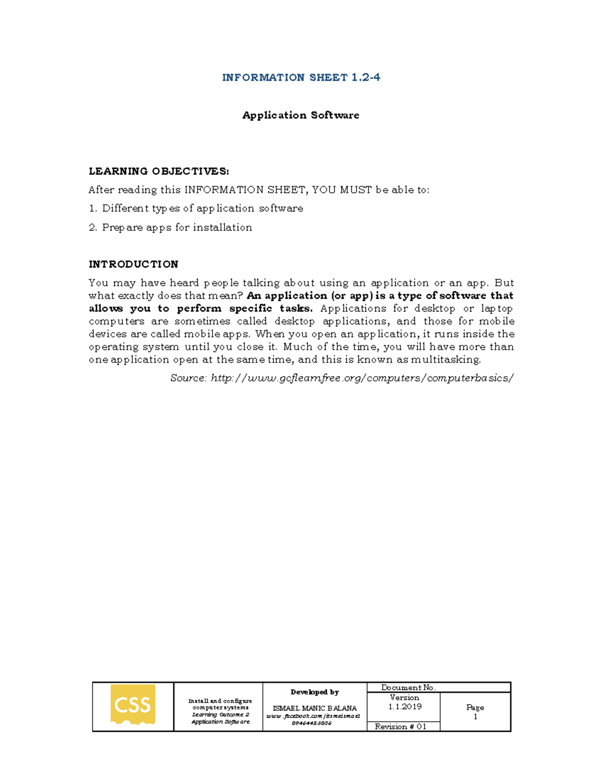 1.2-4 Apps - Application Software - Install and configure computer ...