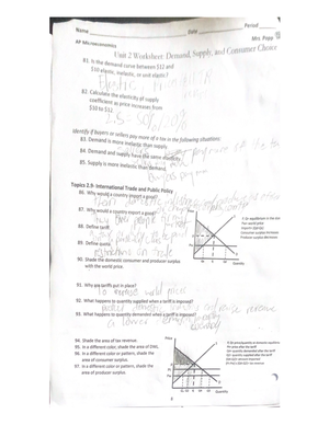 Chap4 homework - AP Macroeconomics Mr. Sadow Chapter 4 Homework Page 1 ...