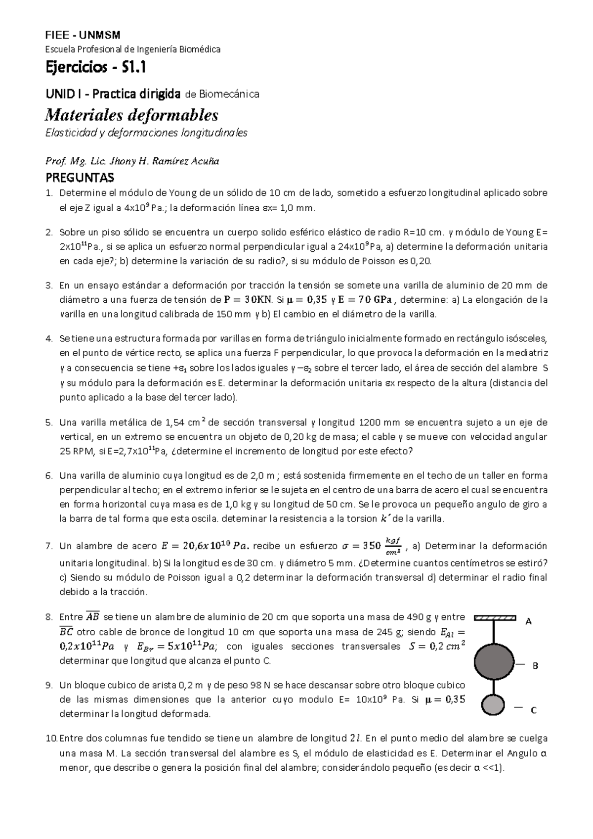 2. S1.1 Pract dirigida Deformaciones (preguntas) - FIEE - UNMSM Escuela Profesional de ...