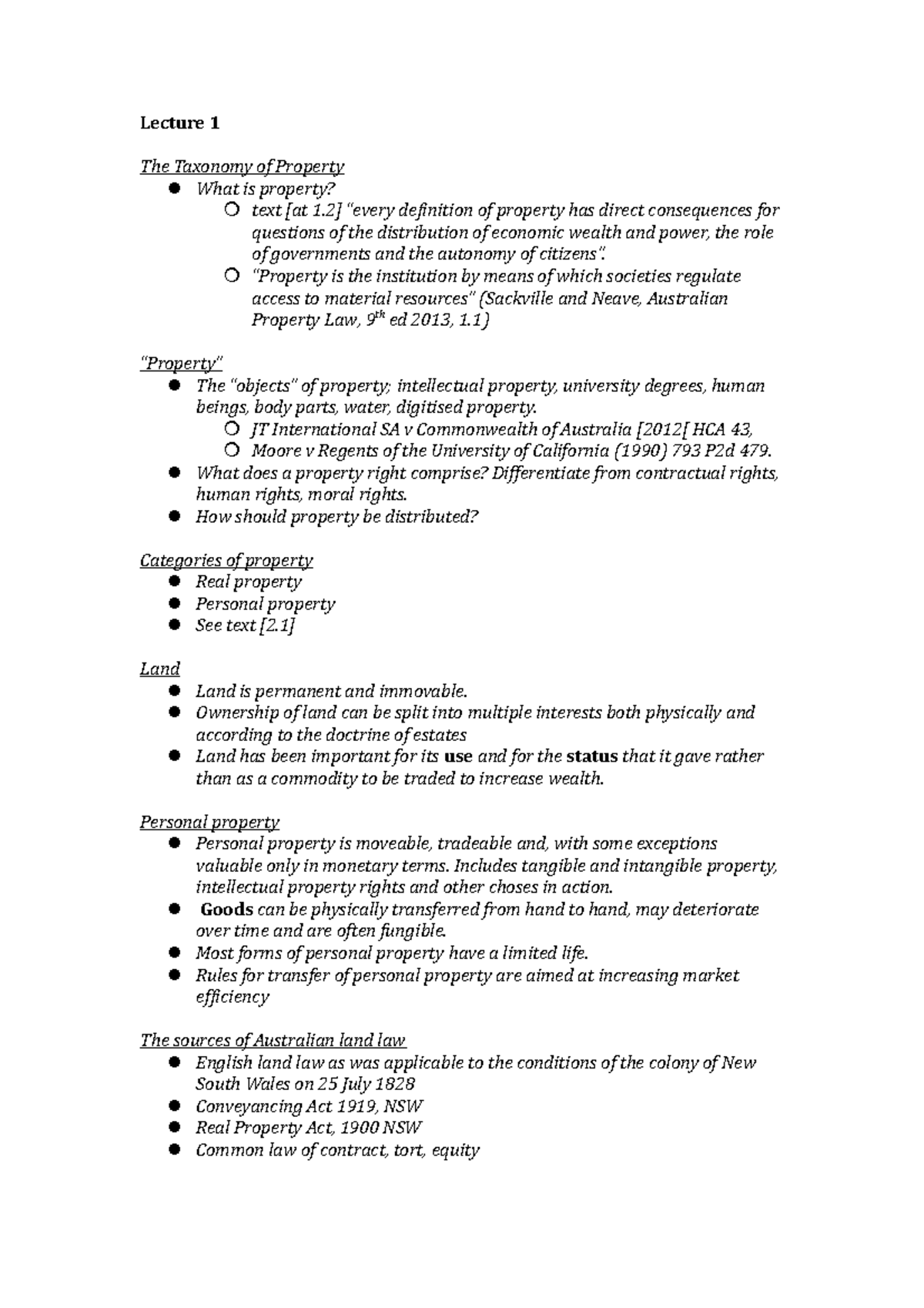 Lecture Notes Lectures 1 13 Comprehensive Lecture Notes Covering The Whole Course Lecture 1