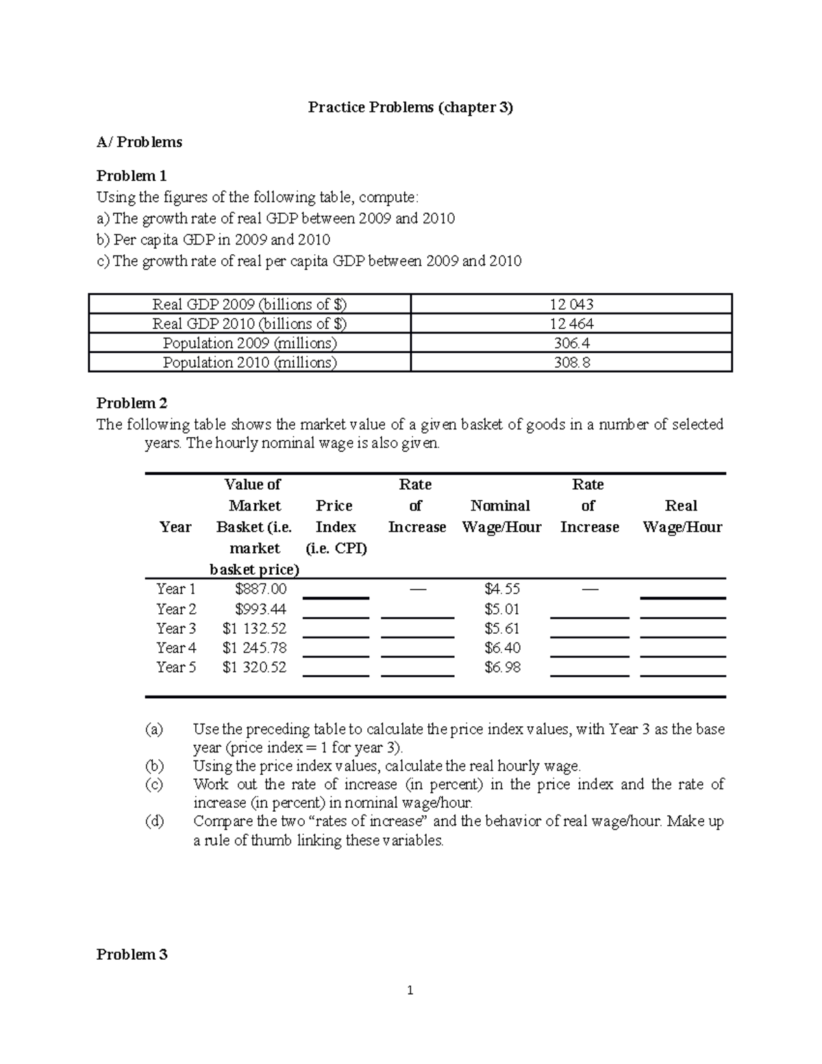 Problems Chap3 F23 - Practice Problems (chapter 3) A/ Problems Problem 1 Using the figures of ...