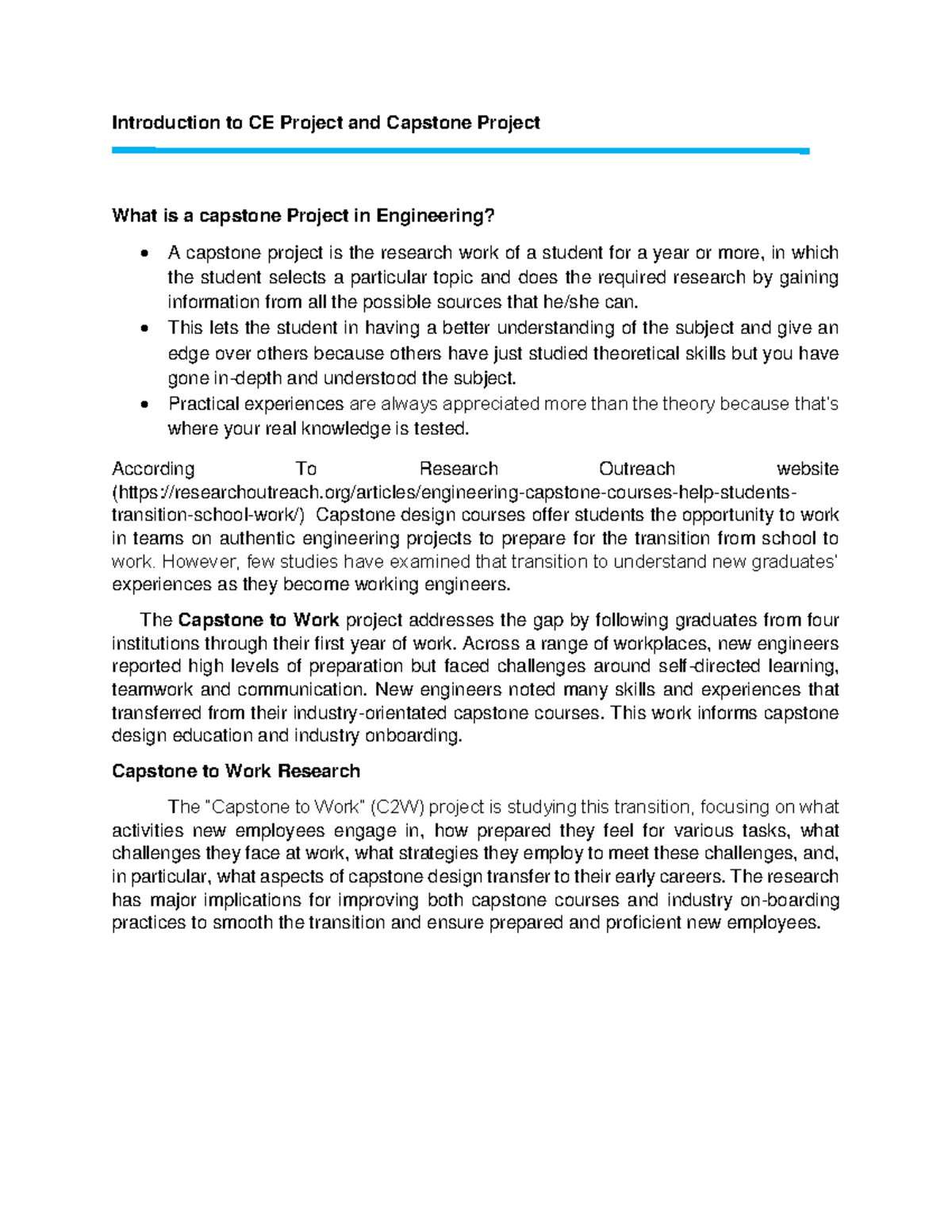 CE14 PART 1 2 - research/ thesis - Introduction to CE Project and ...