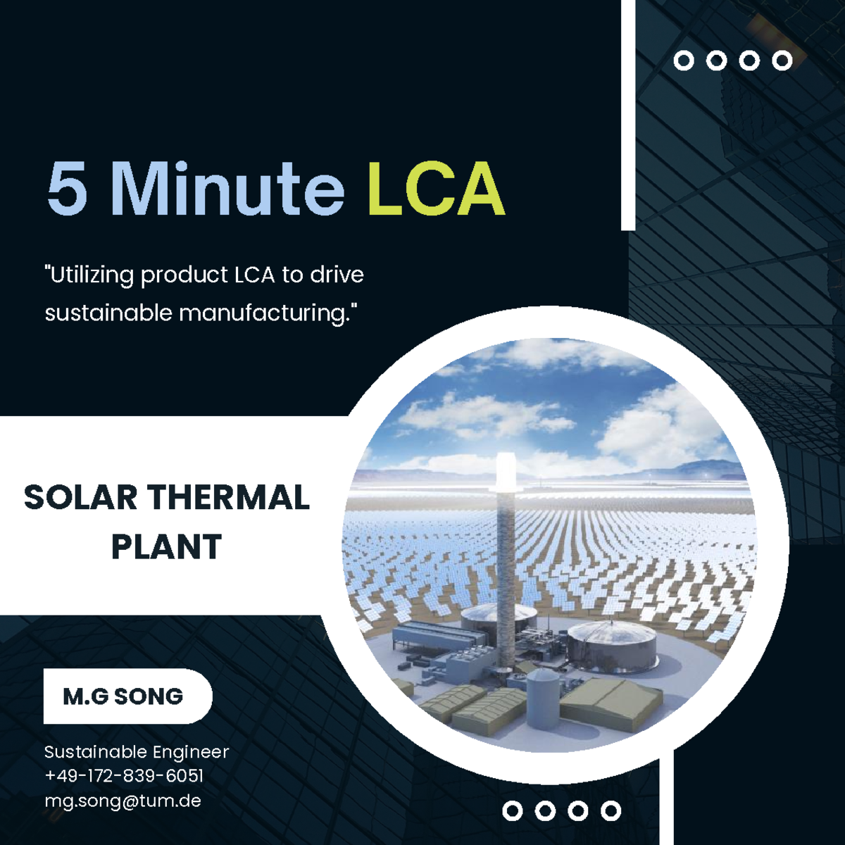 LCA report from Linkedin - 5 Minute LCA "Utilizing product LCA to drive ...