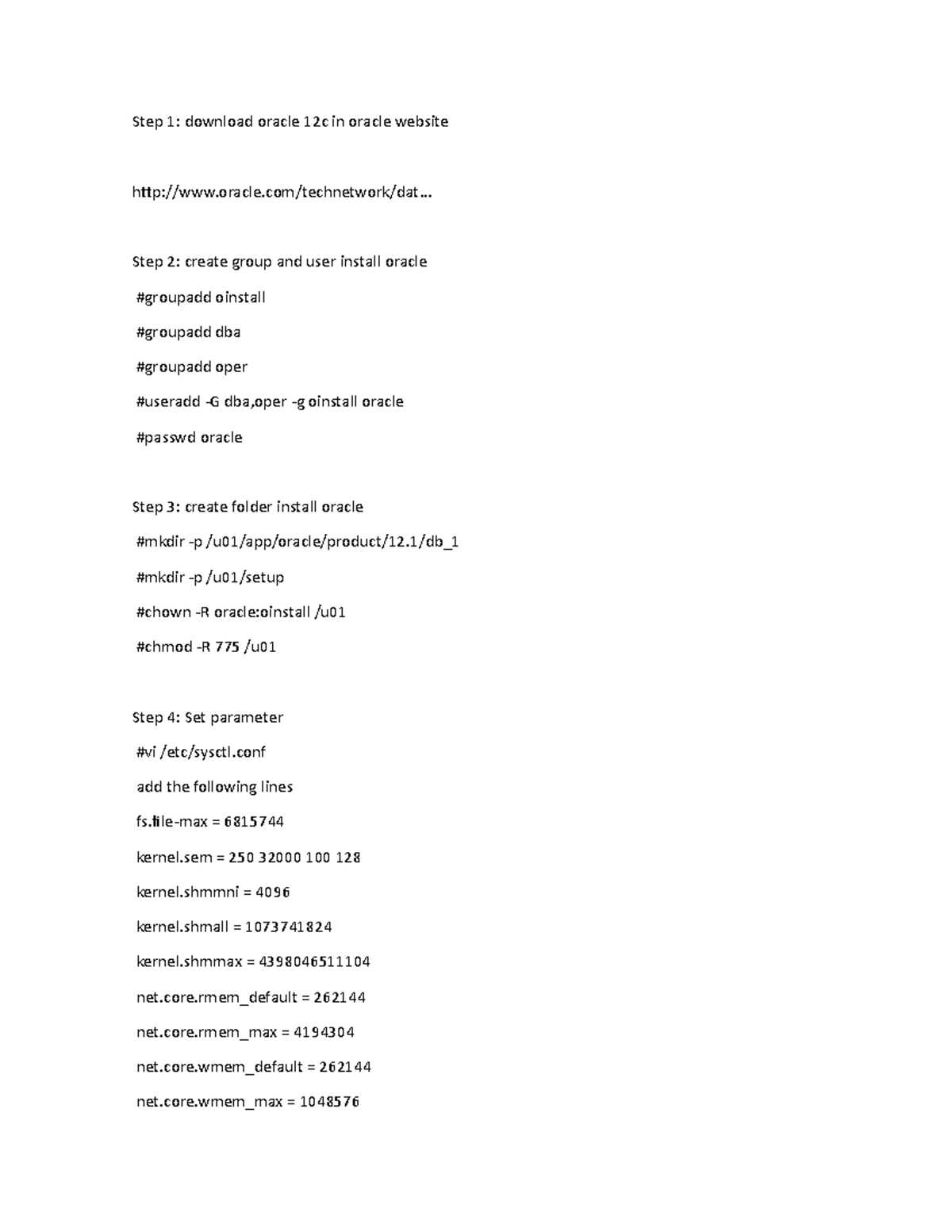 Configuracion de Base de Datos Oracle 19c Red hat - Step 1: download ...