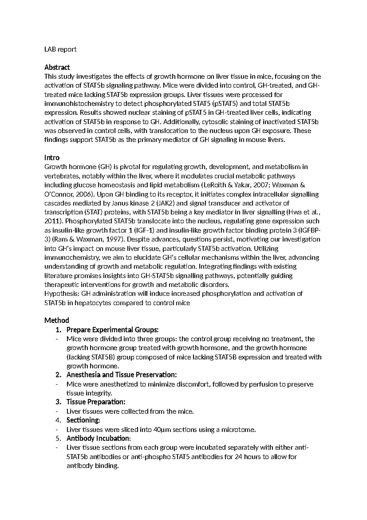 module 1 lab report - LAB report Abstract This study investigates the ...