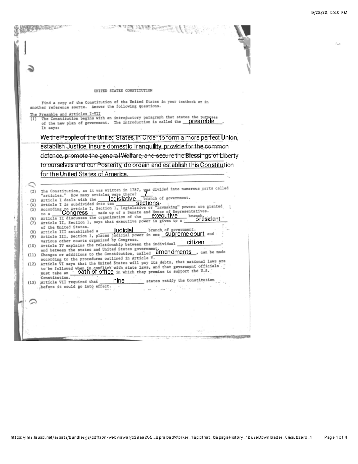 Kami Export - Constitution Project A - Print - Studocu