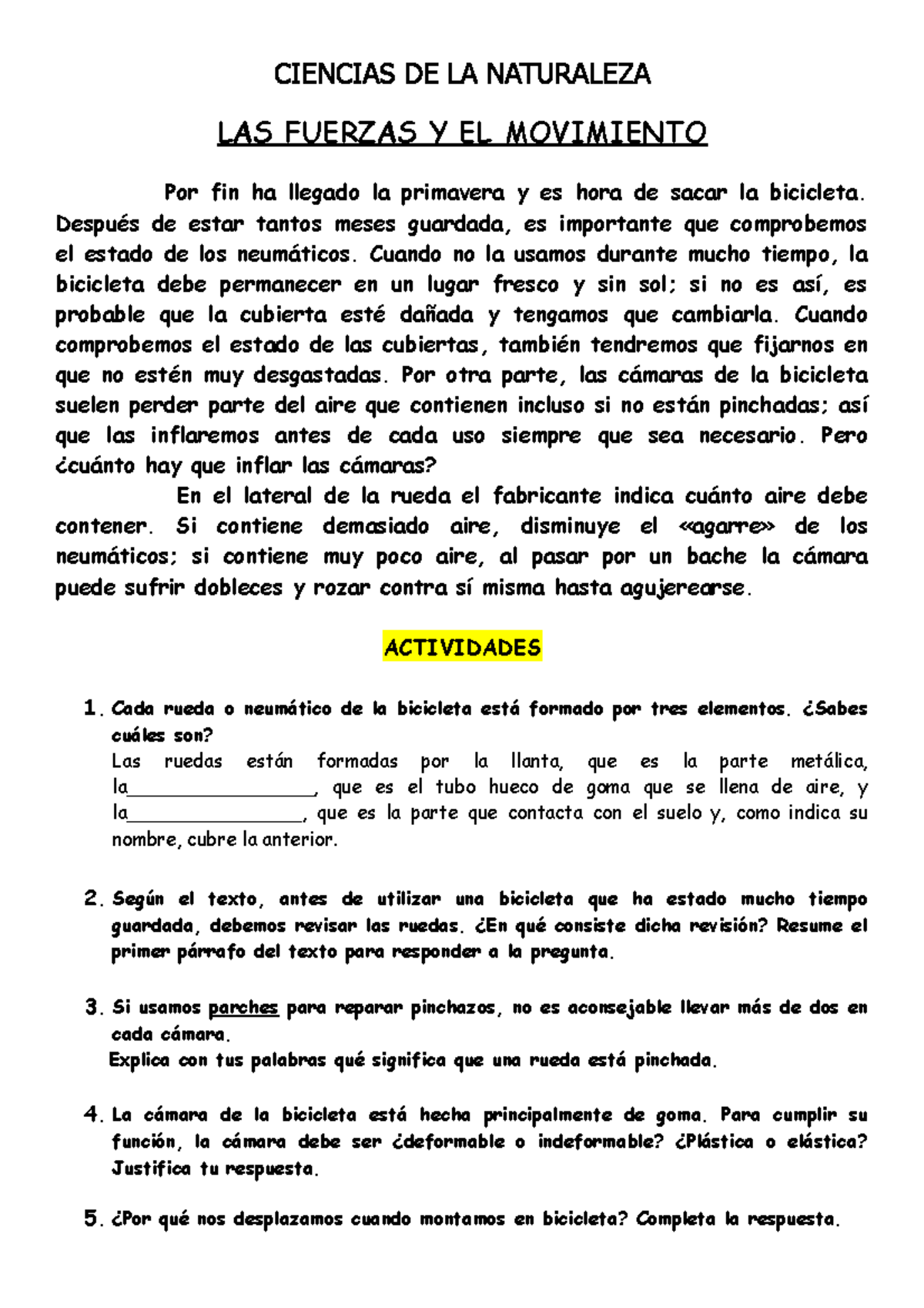 Resumen y ejercucios fuerzas y movimientos - Física y Química - IES ...