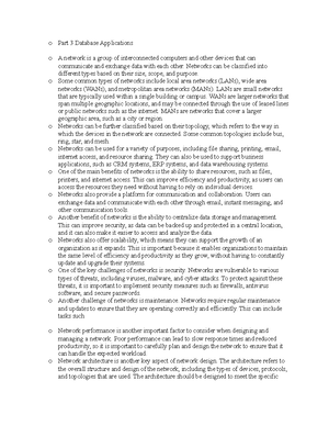 Database Applications - They are designed to make it easy to store ...